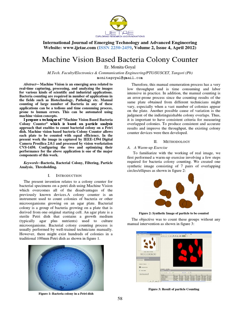 colony counter.pdf | Colony Forming Unit | Pixel