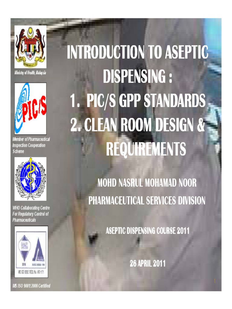 Aseptic Dispensing Standards Overview | PDF | Relative Humidity | Nature