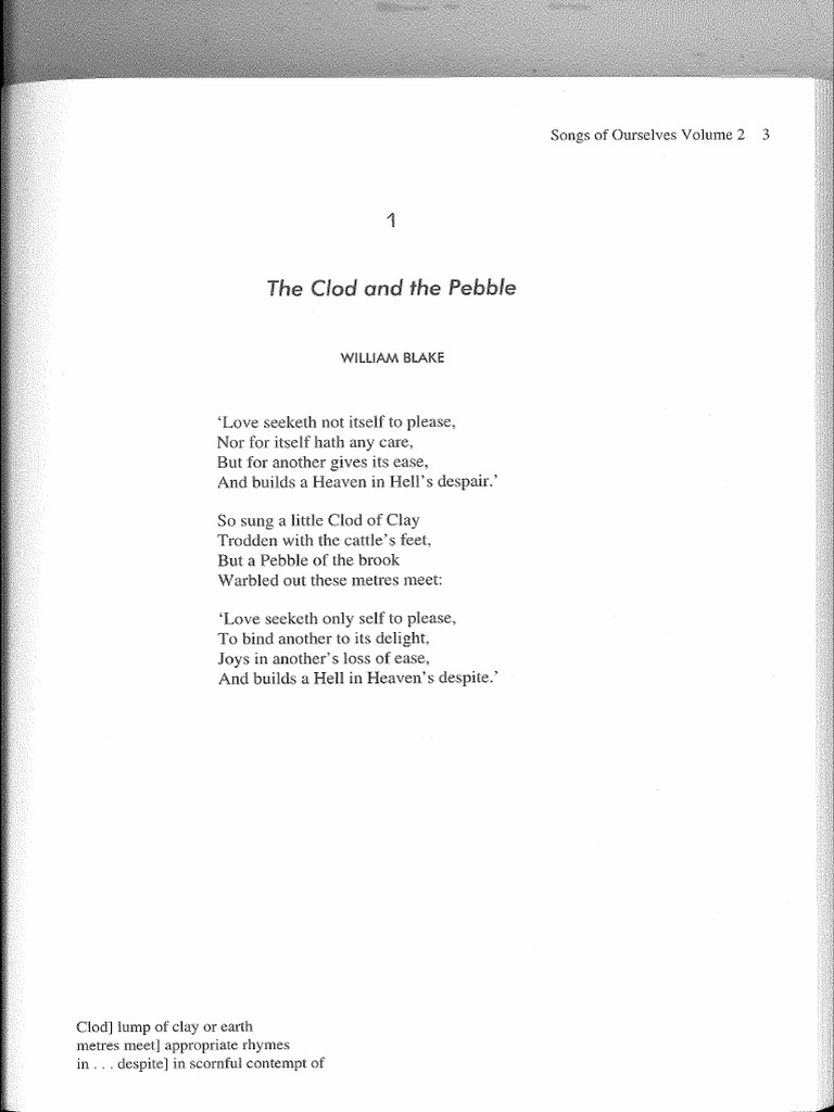 Songs of Ourselves Volume 2 Igcse | PDF