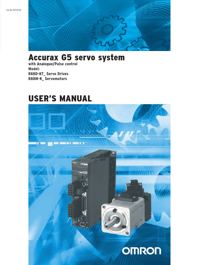 r88d KT Servo OMRON | PDF | Power Supply | Electric Motor
