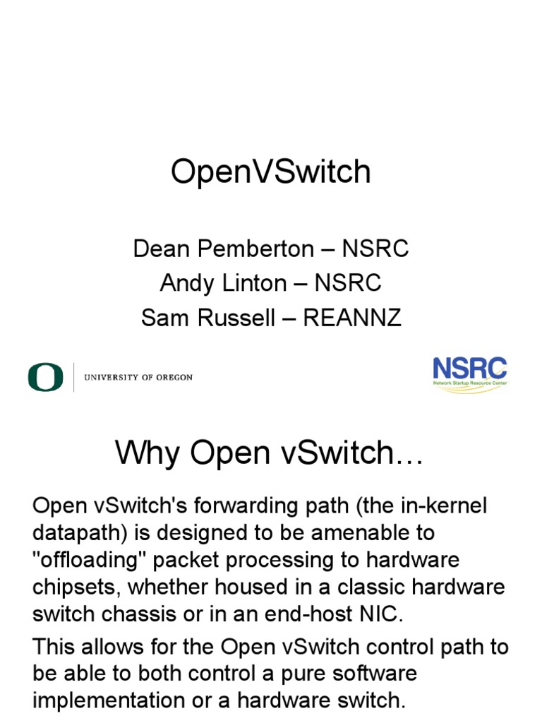 OpenVSwitch PDF | PDF | Kernel (Operating System) | Areas Of Computer Science