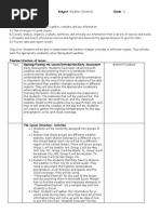 3rd Grade Lesson Plan - Weather | PDF | Lesson Plan | Science