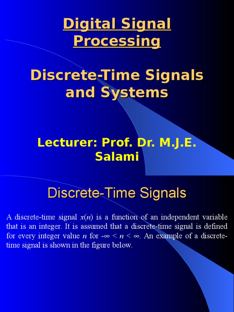 Discrete - Time System and Analysis | Download Free PDF | Recurrence Relation | Convolution