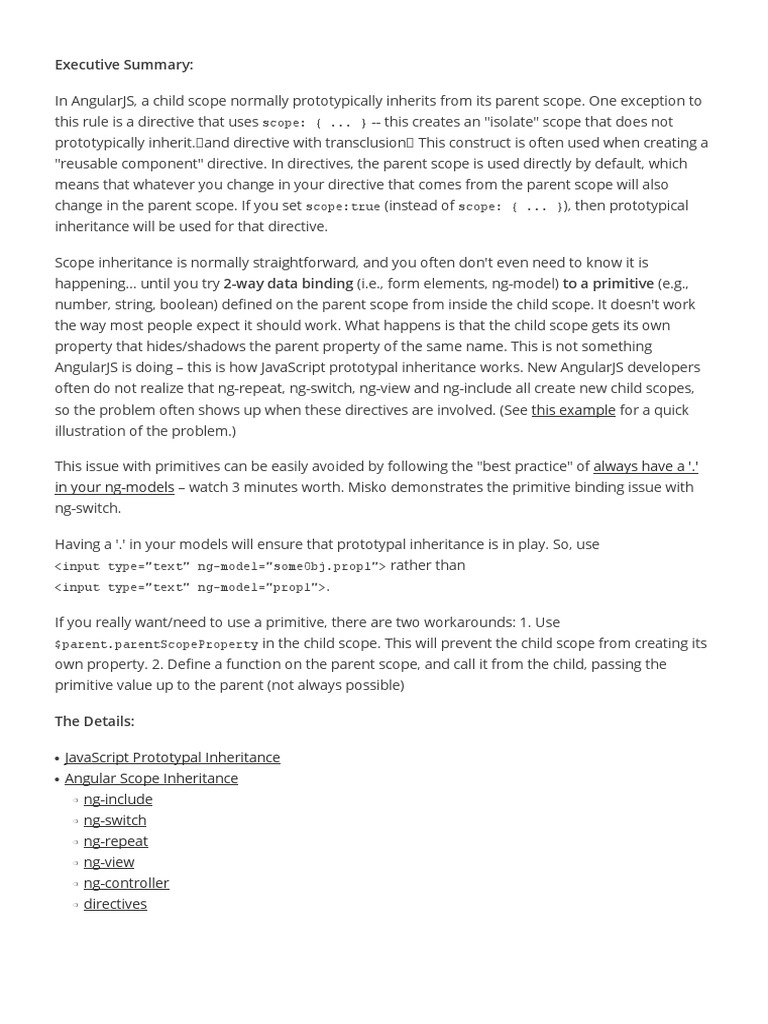 Understanding Angular Scope | PDF | Scope (Computer Science) | Angular Js