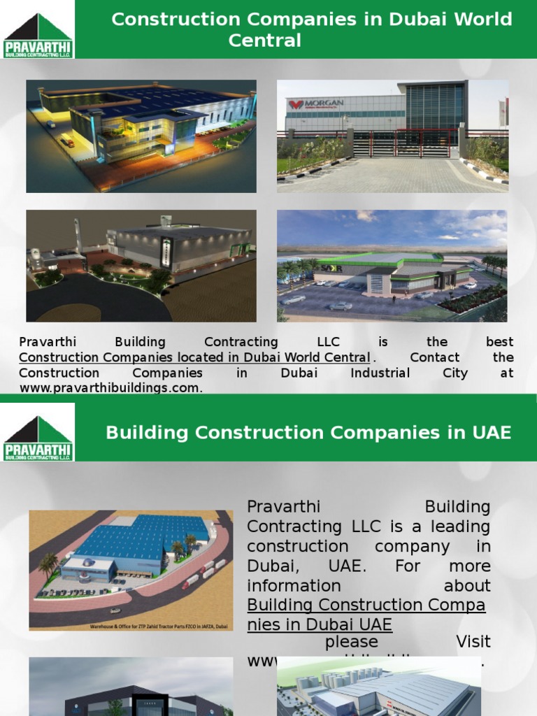 Pravarthi Building Contracting LLC Overview | PDF