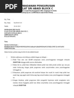 Contoh Surat Penamatan Perkhidmatan Staf Dalam Tempoh Percubaan | PDF