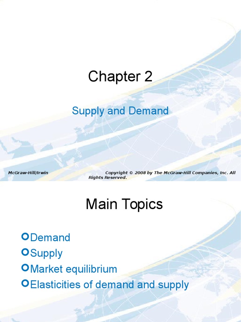 Supply and Demand: Mcgraw-Hill/Irwin Rights Reserved | PDF | Demand ...