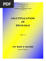 Grade 6 2nd Periodical Test With TOS & Answer Keys MATH | PDF ...