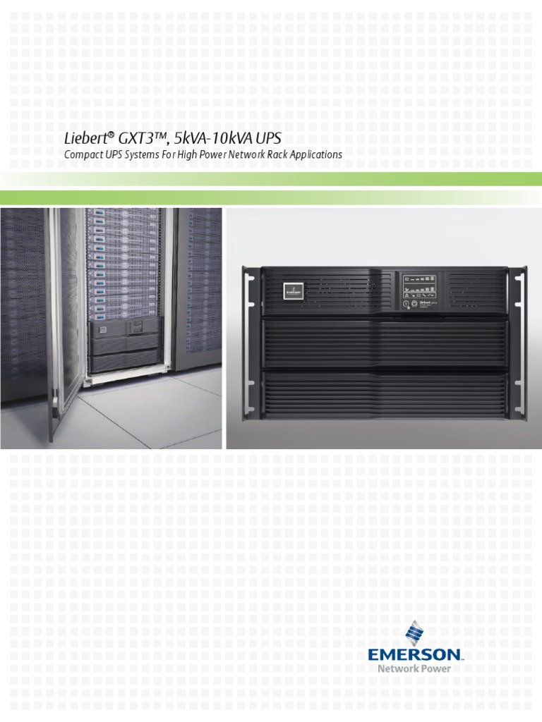 Brochure UPS Liebert | PDF | Battery (Electricity) | Power Inverter