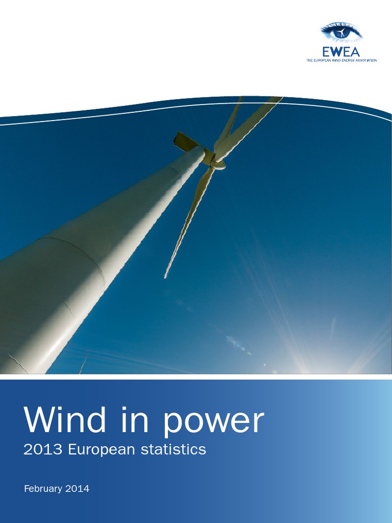 Ewea Annual Statistics 2013 | PDF | Renewable Energy | Offshore Wind Power