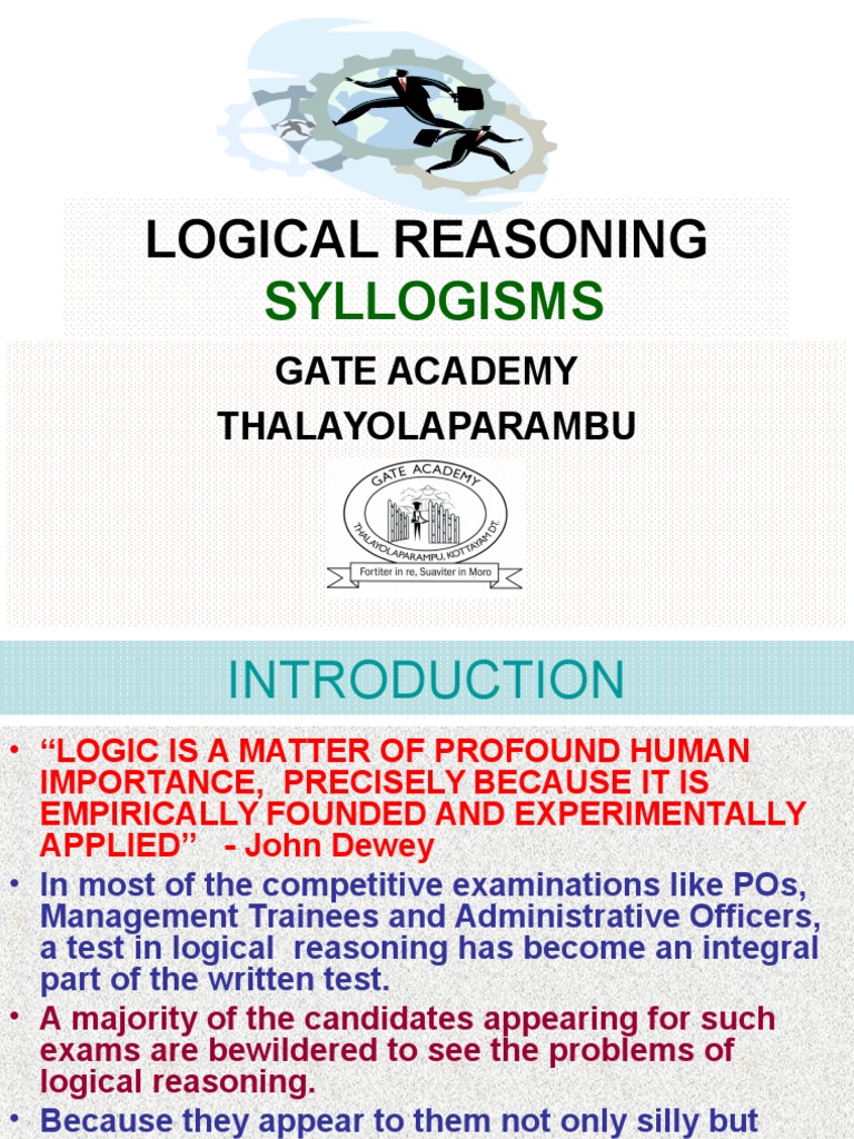 Logical Reasoning Made Simple1 | PDF | Argument | Deductive Reasoning