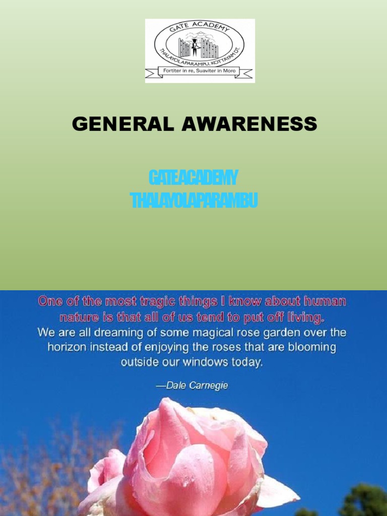 General Awareness | PDF | Reserve Bank Of India | Credit (Finance)