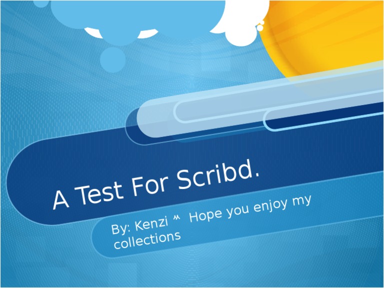 Scribd Test Pdf