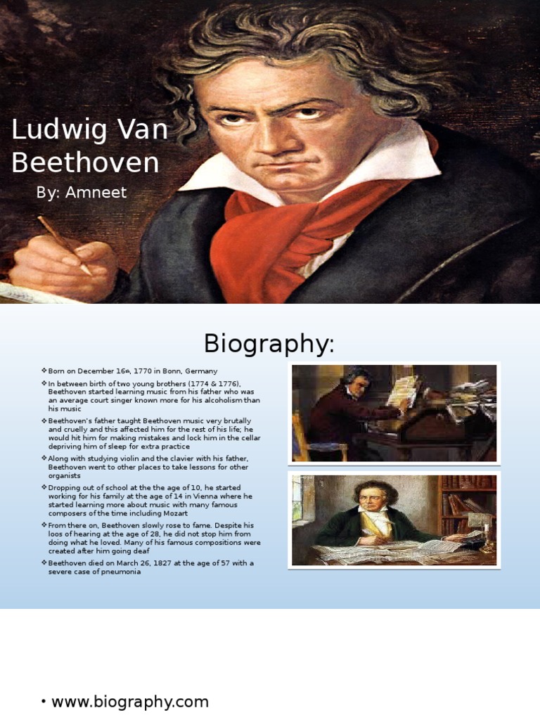 Beethoven: Birth and Early Life | PDF