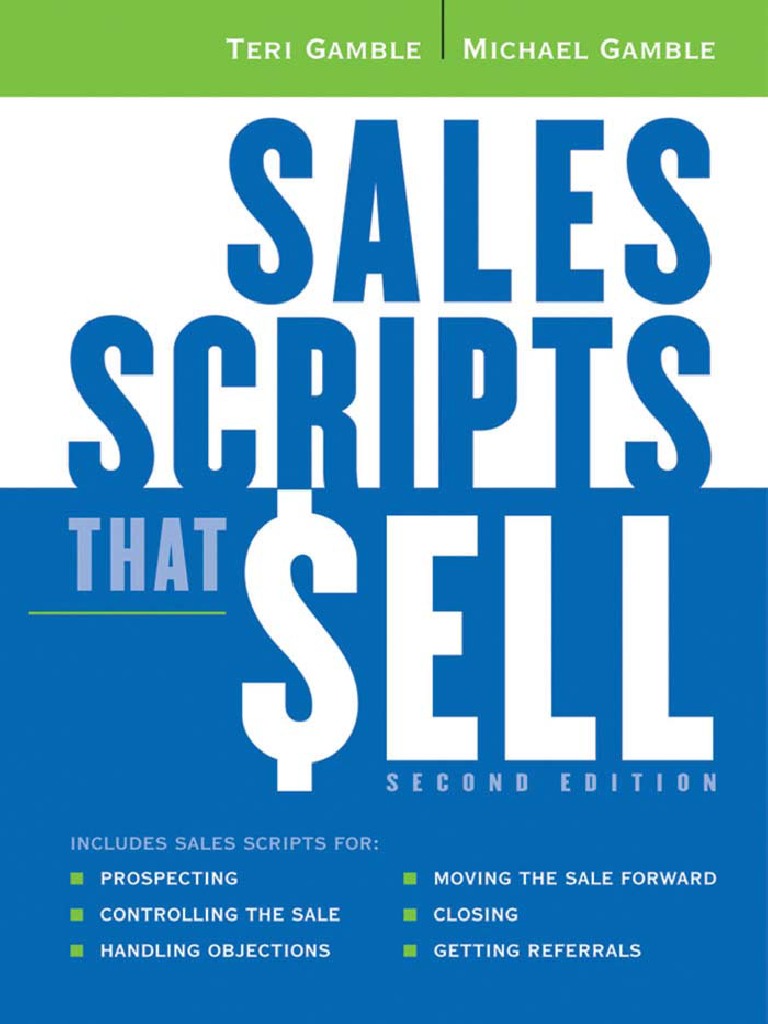Sales Scripts That Sell | PDF | Sales | Stereotypes