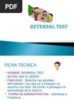 Reversal Test Manual | PDF