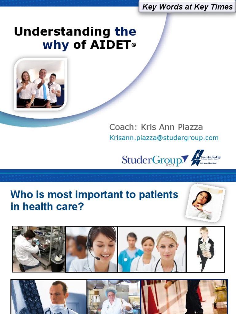 Orientation AIDET Rev0614 | PDF | Patient | Communication