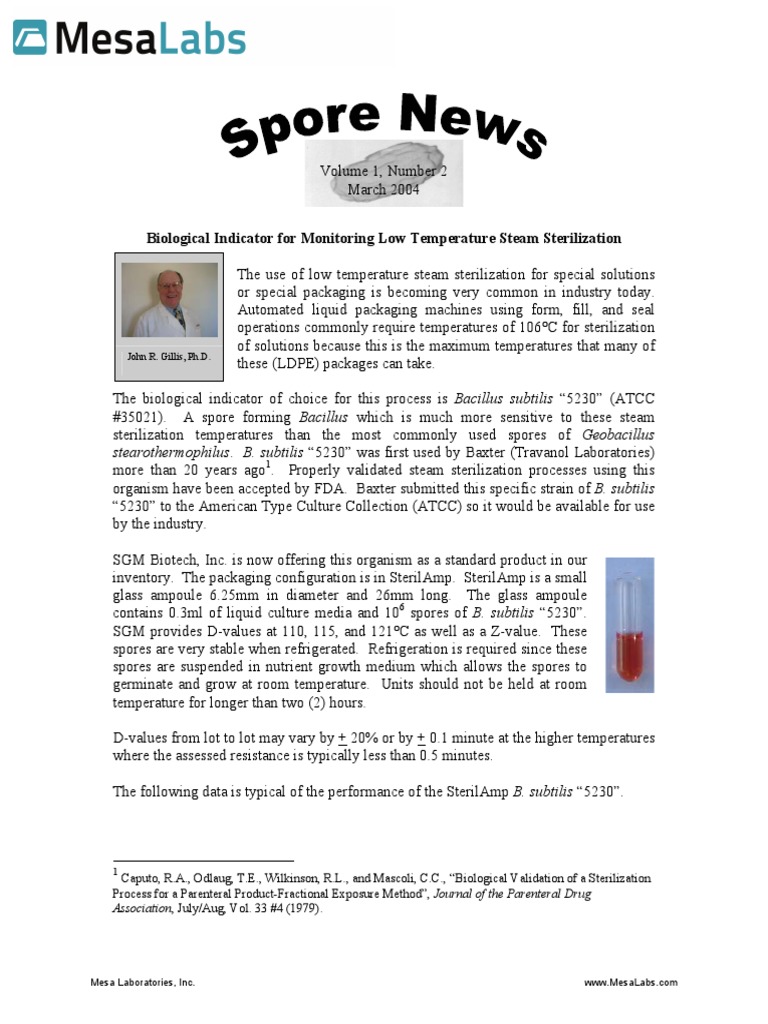 Sterilamp II | PDF | Sterilization (Microbiology) | Growth Medium