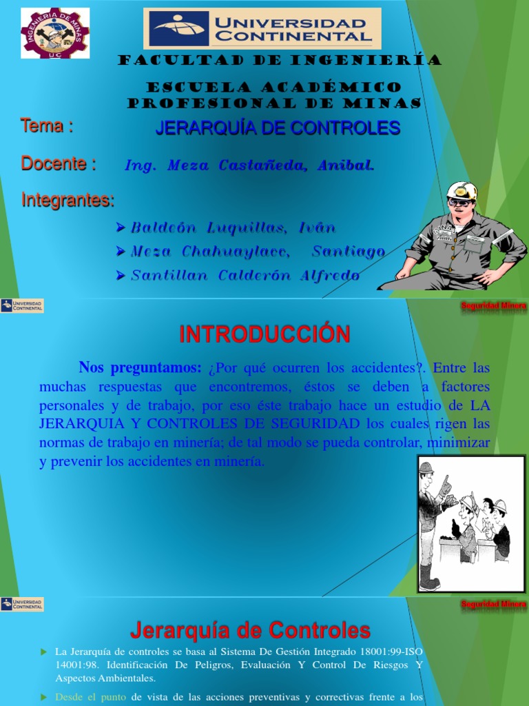 Exposicion de Seguridad Jerarquía de Controles | PDF | La seguridad ...