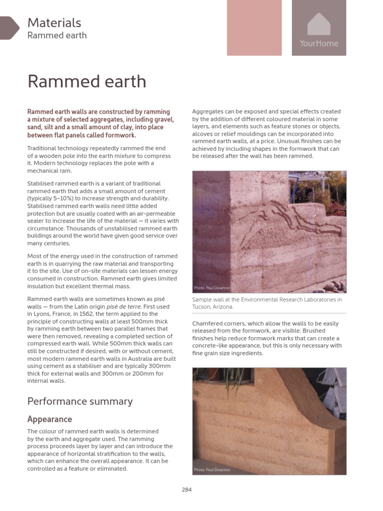 Insulation Rammed Earth
