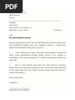 Contoh Surat Resign 24 | PDF