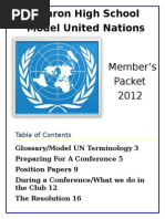 MUN Vocabulary | PDF | Committee | United Nations General Assembly
