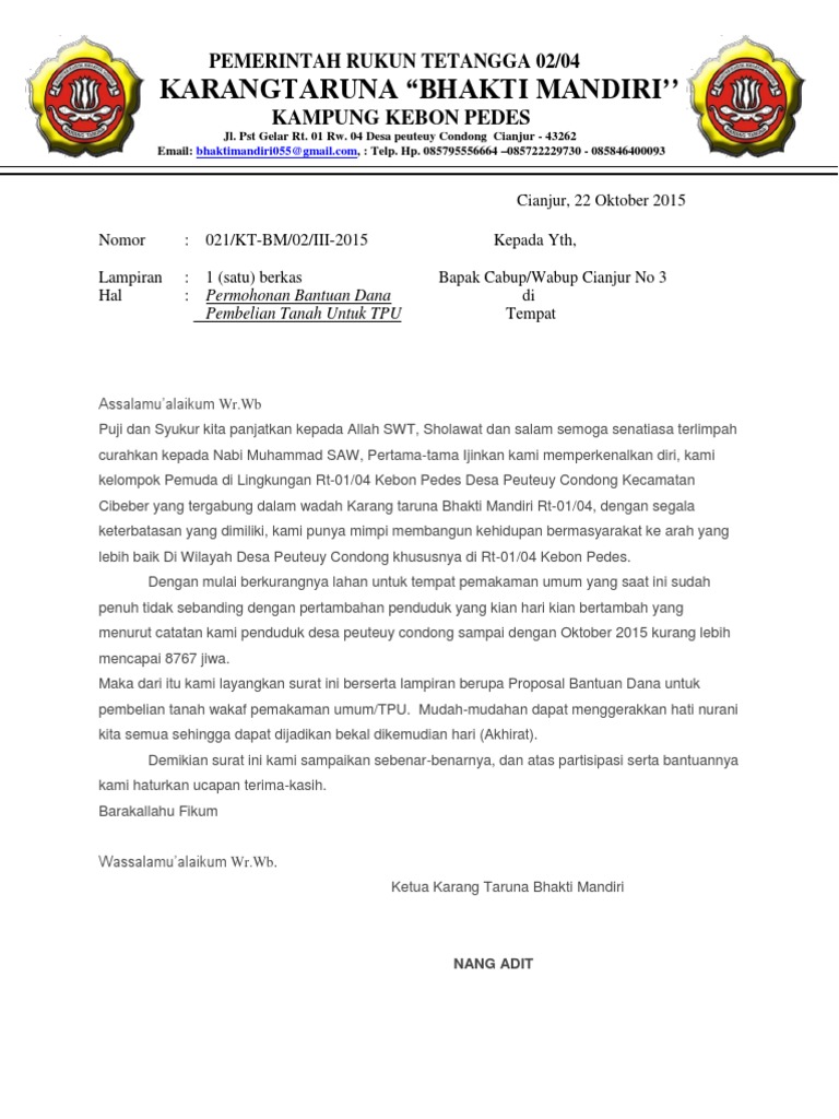 Contoh Proposal Perbaikan Jalan Pdf