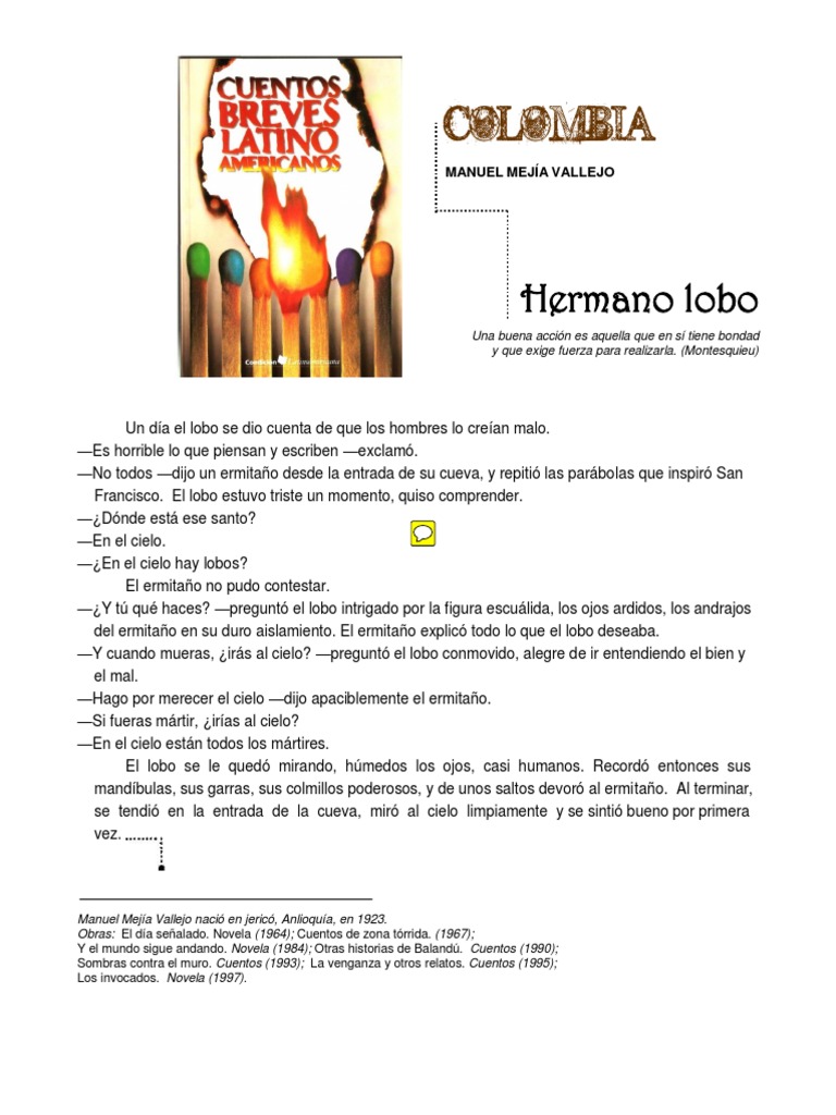 Reflexiones del Hermano Lobo | PDF | Poesía | Libros para adolescentes