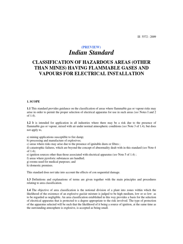 Is 5572 - Hazardous Classification | PDF | Safety | Chemistry