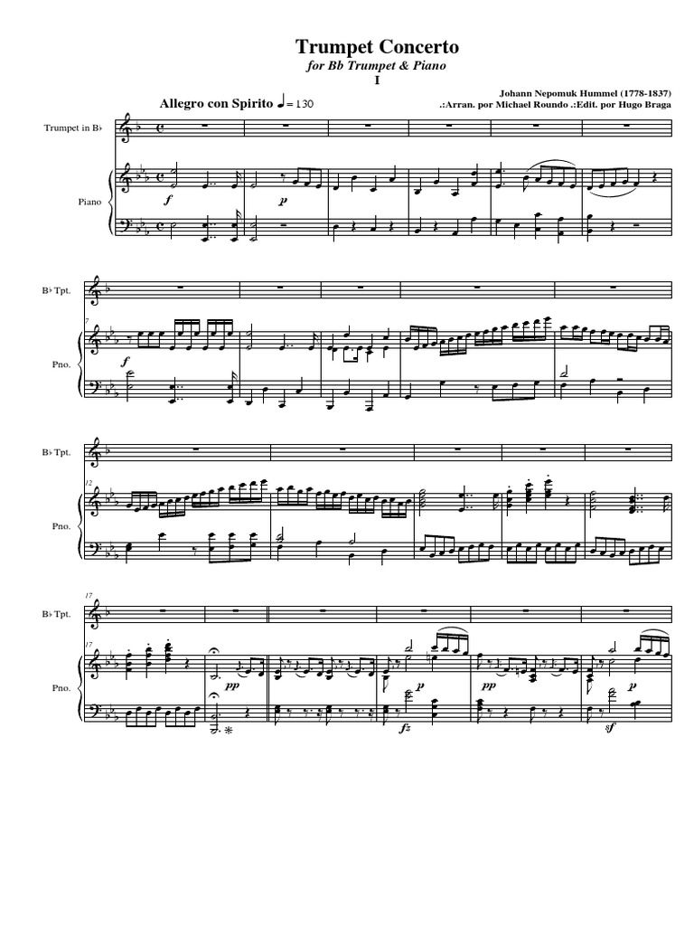 Hummel - Trumpet Concerto