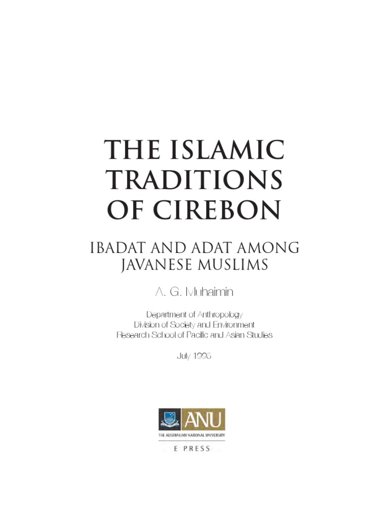 The Islamic Traditions of Cirebon | PDF | Java | Qur'an