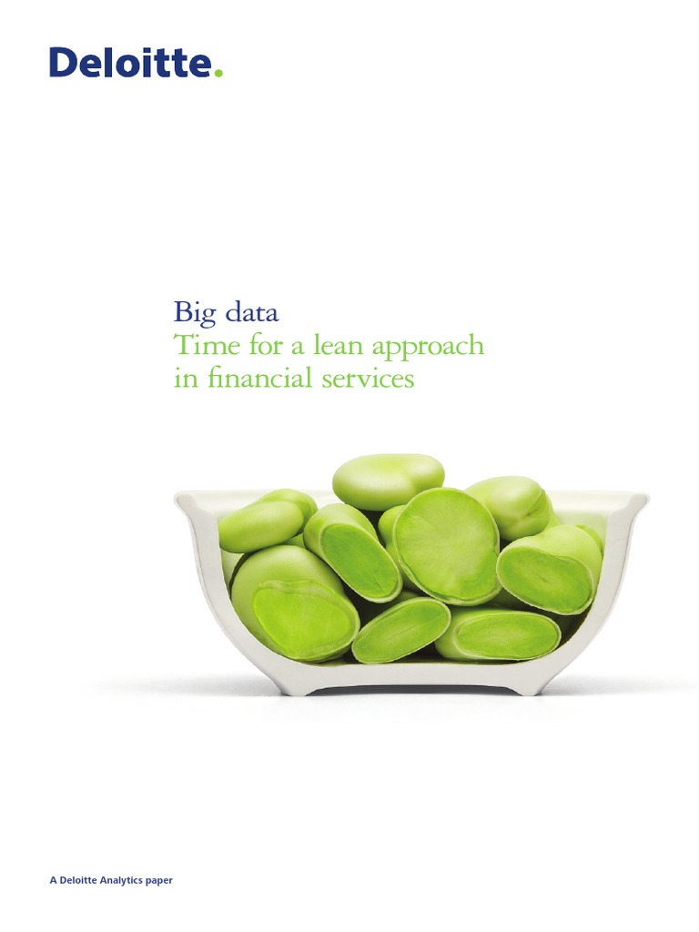 Deloitte Big-Data Article | PDF | Big Data | Lean Manufacturing
