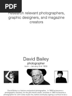 Rankin's Iconic Destroy Project | PDF