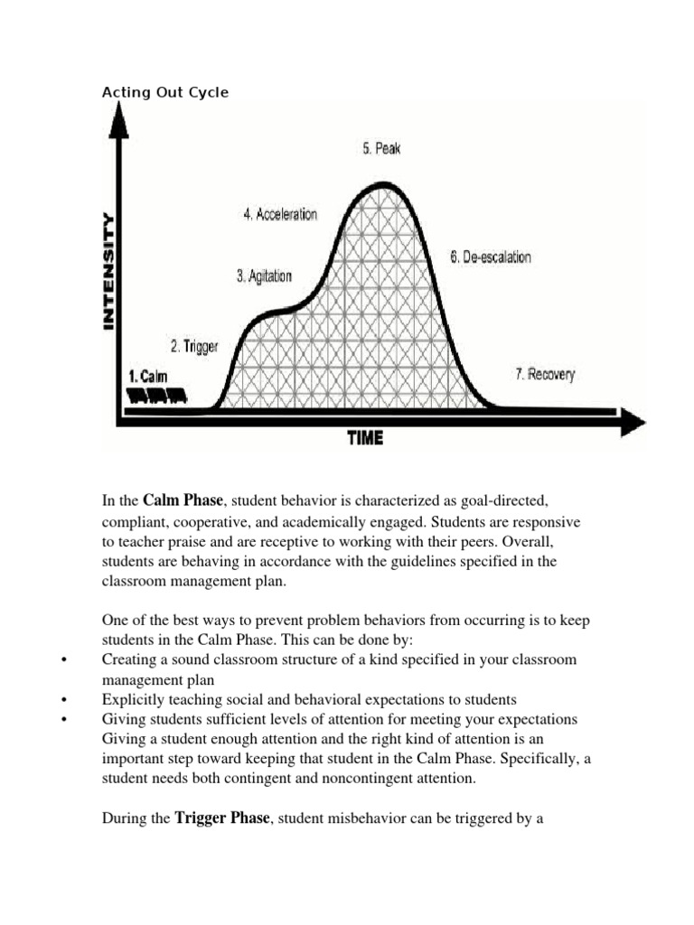 Acting Out Cycle | Applied Psychology | Learning