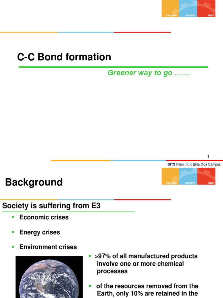 C-C Bond Formation | PDF | Chemical Reactions | Organic Reactions