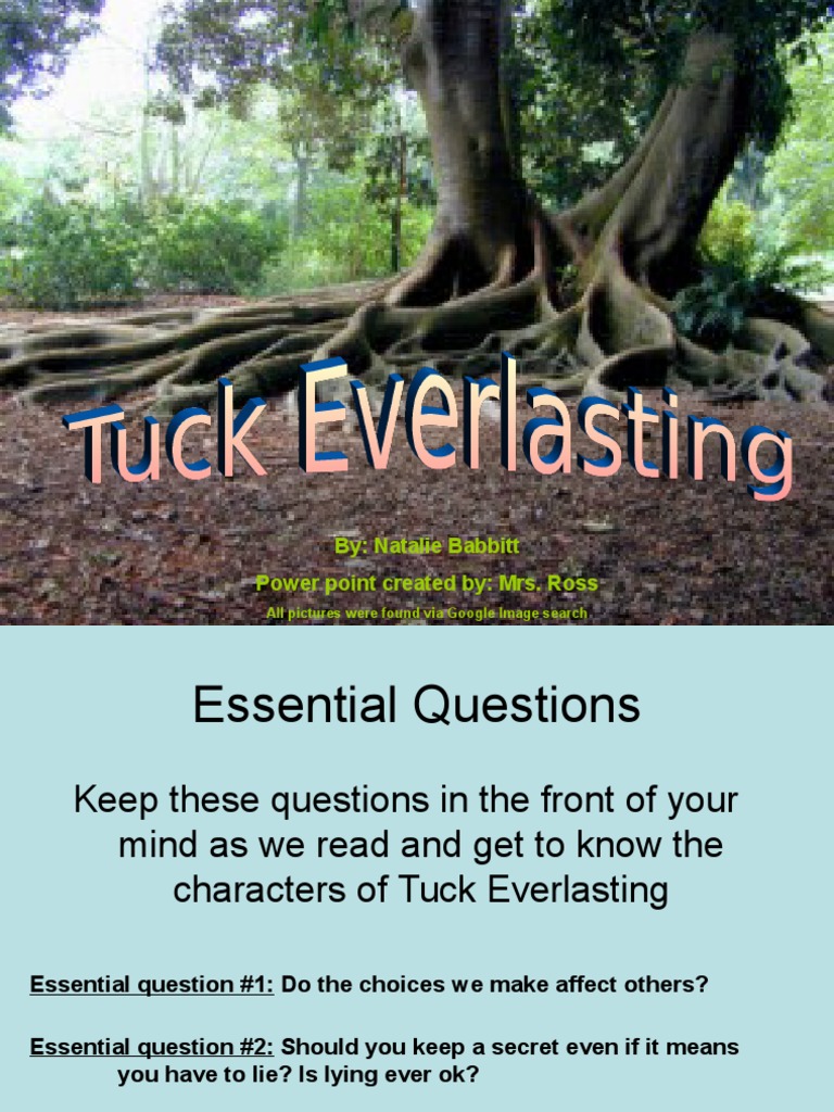 Exploring Tuck Everlasting Themes | PDF | Language Arts & Discipline