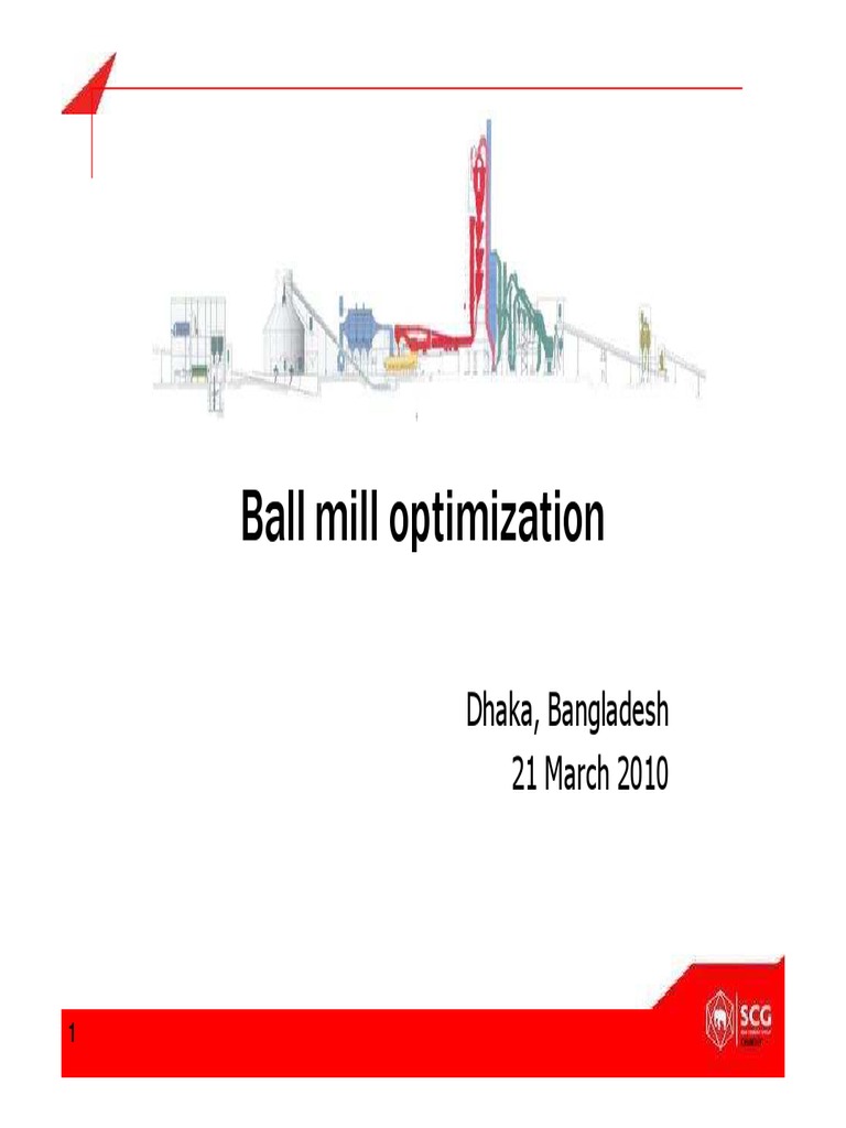 Ball Mill Optimization Strategies | PDF | Mill (Grinding) | Particle ...