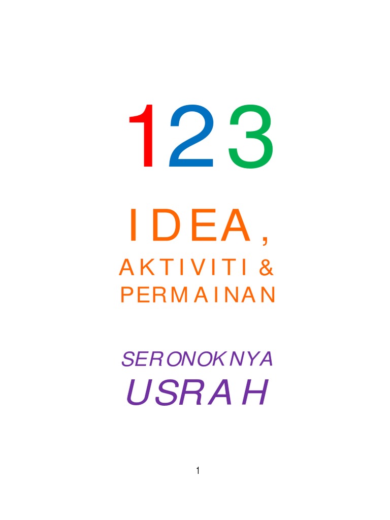 Aktiviti Usrah | PDF