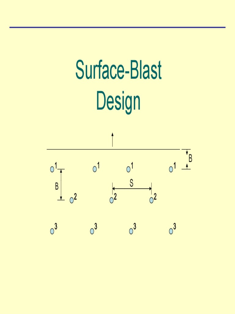 Surface Blast Design | PDF | Explosive Material | Coal Mining