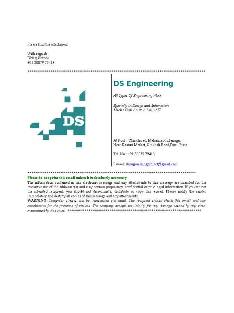 DS Engineering Services Overview | PDF