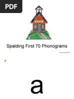 Spalding Phonograms Sounds Sheet | PDF | Languages | Language Arts ...