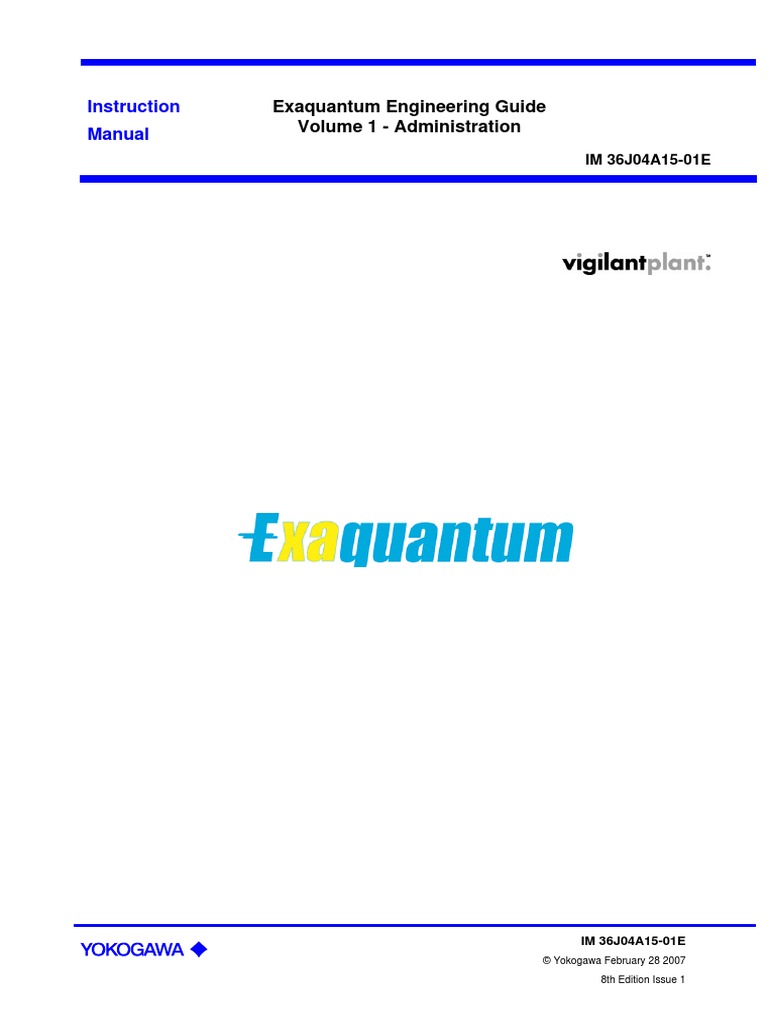Exaquantum Engineering Guide Vol 1 | PDF | Daylight Saving Time ...