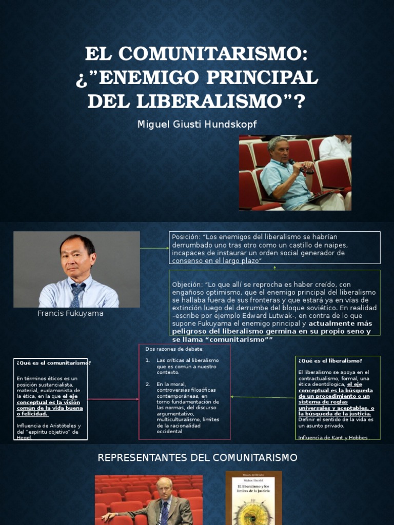 El Comunitarismo Enemigo Del Liberalismo | PDF | Liberalismo | Moralidad