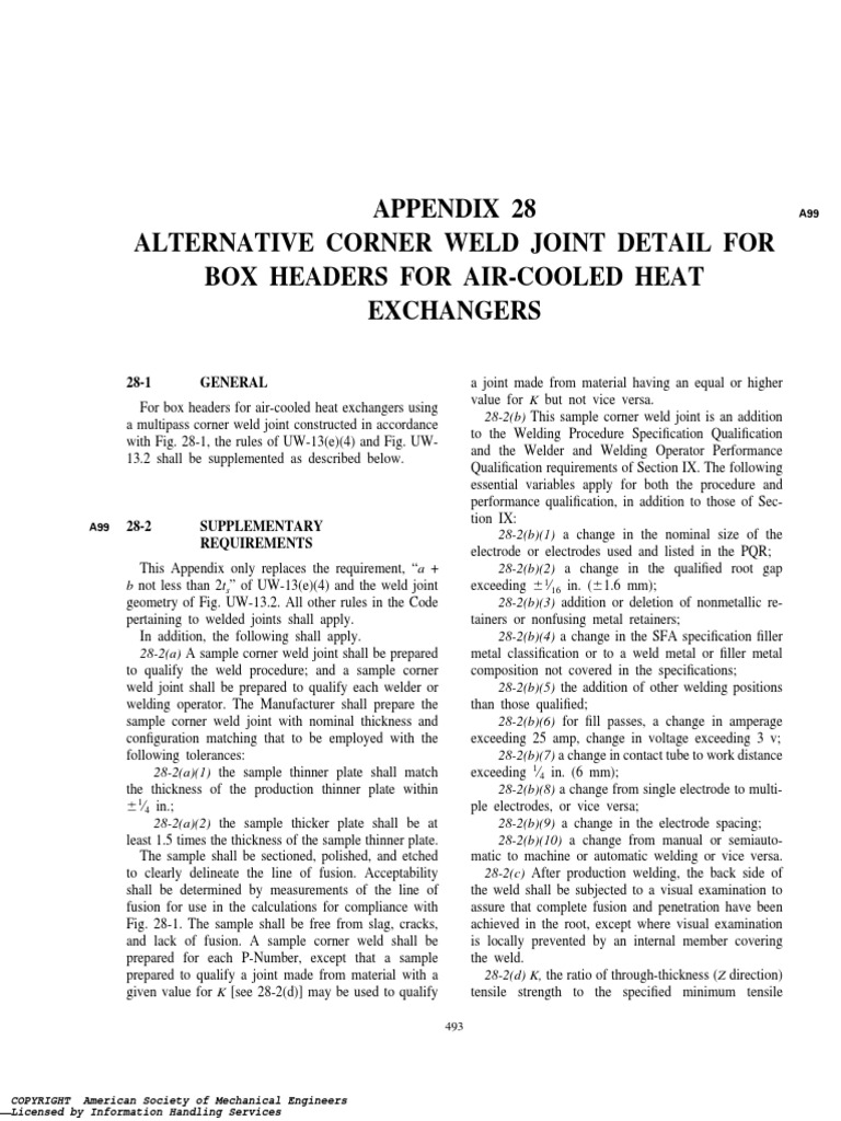 Asme Viii d1 Ma Appendix 28 | PDF | Welding | Construction