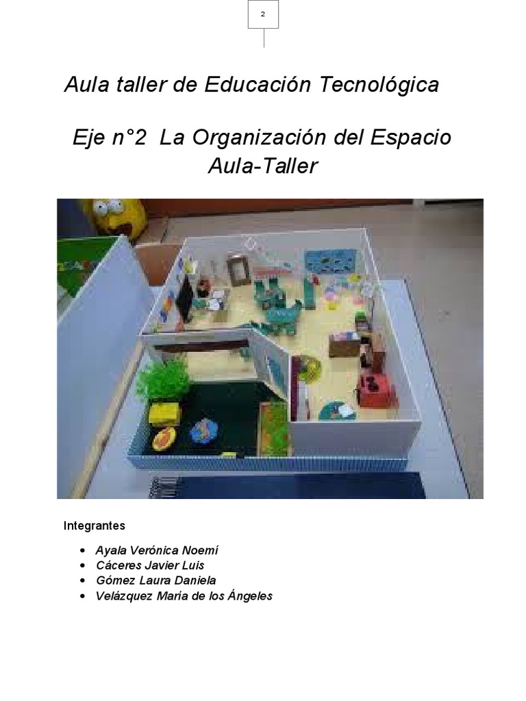 Organización del Aula Taller Tecnológica | PDF | Herramienta de máquina ...