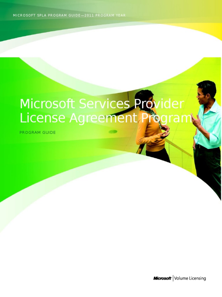 Services Provider License Agreement Program Guide 2011 | PDF ...