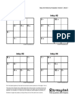 Mixed 5x5 Inky Puzzles Volume 1 | PDF | Recreational Mathematics | Algebra