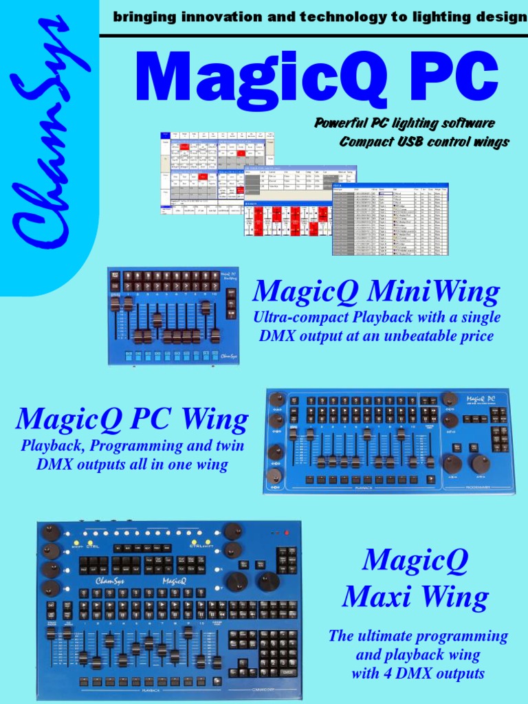 MagicQ PC Wing Datasheet | PDF | Personal Computers | Office Equipment