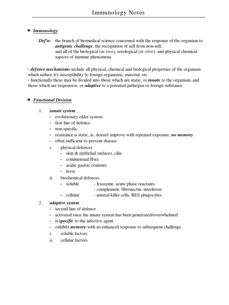 Overview of Immune System Functions | PDF | Antibody | Immunoglobulin G