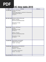 CSEC Timetable-May-June 2022 | PDF | Test (Assessment) | Engineering